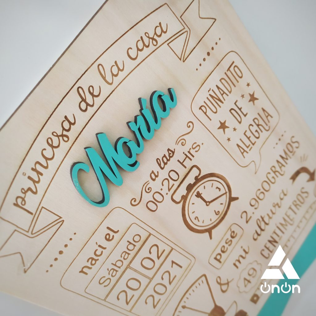 Natalicio Personalizado de Bebé - Regalos personalizados - Grupo Onon